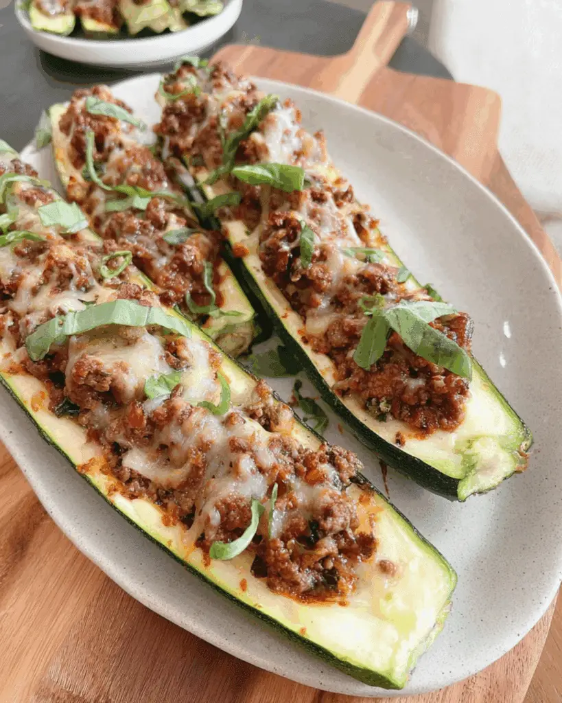 Ground Beef Zucchini Boats – The Best Easy Weeknight Dinner