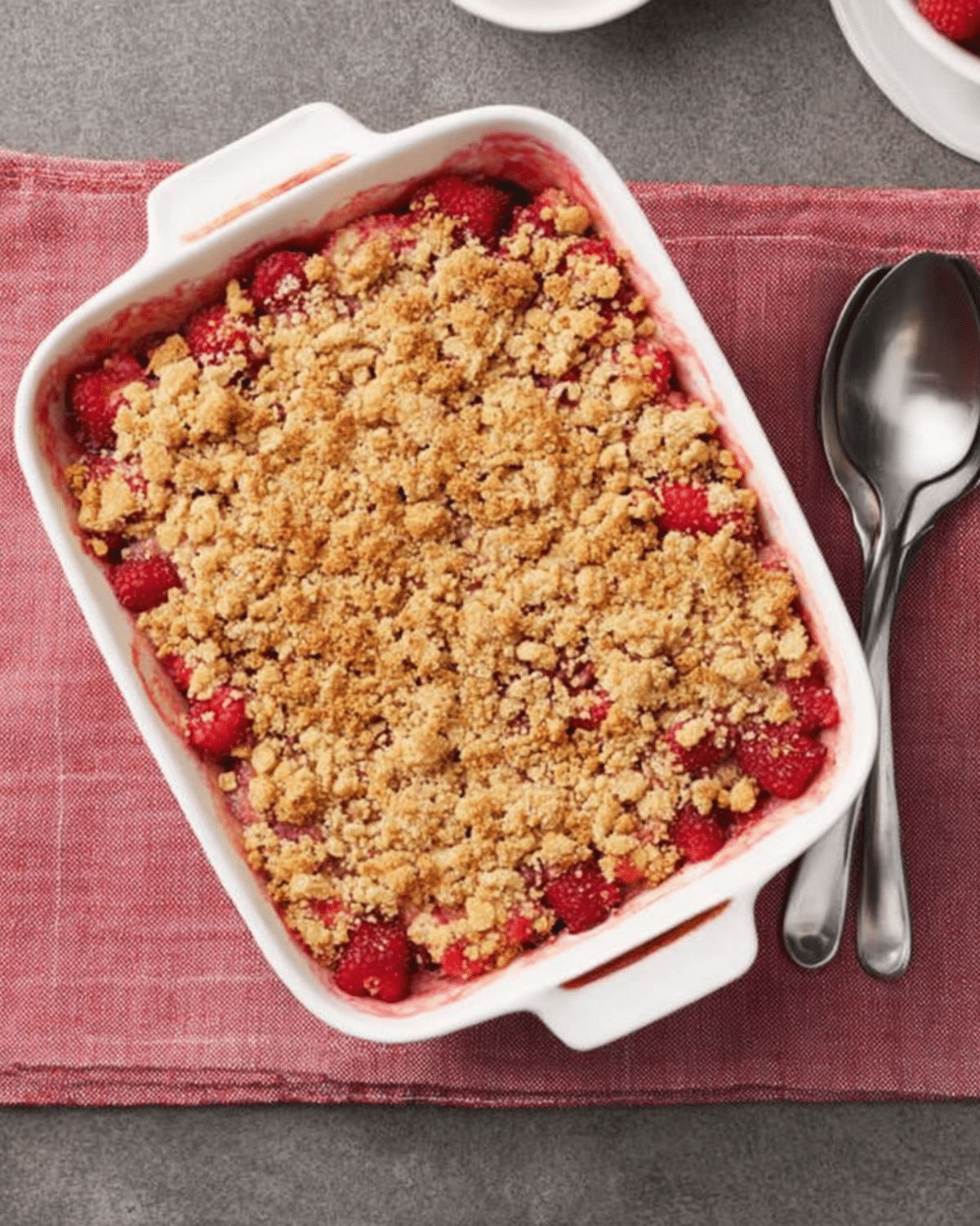 Raspberry Crisp Recipe – The Best 3-Step Dessert Ever