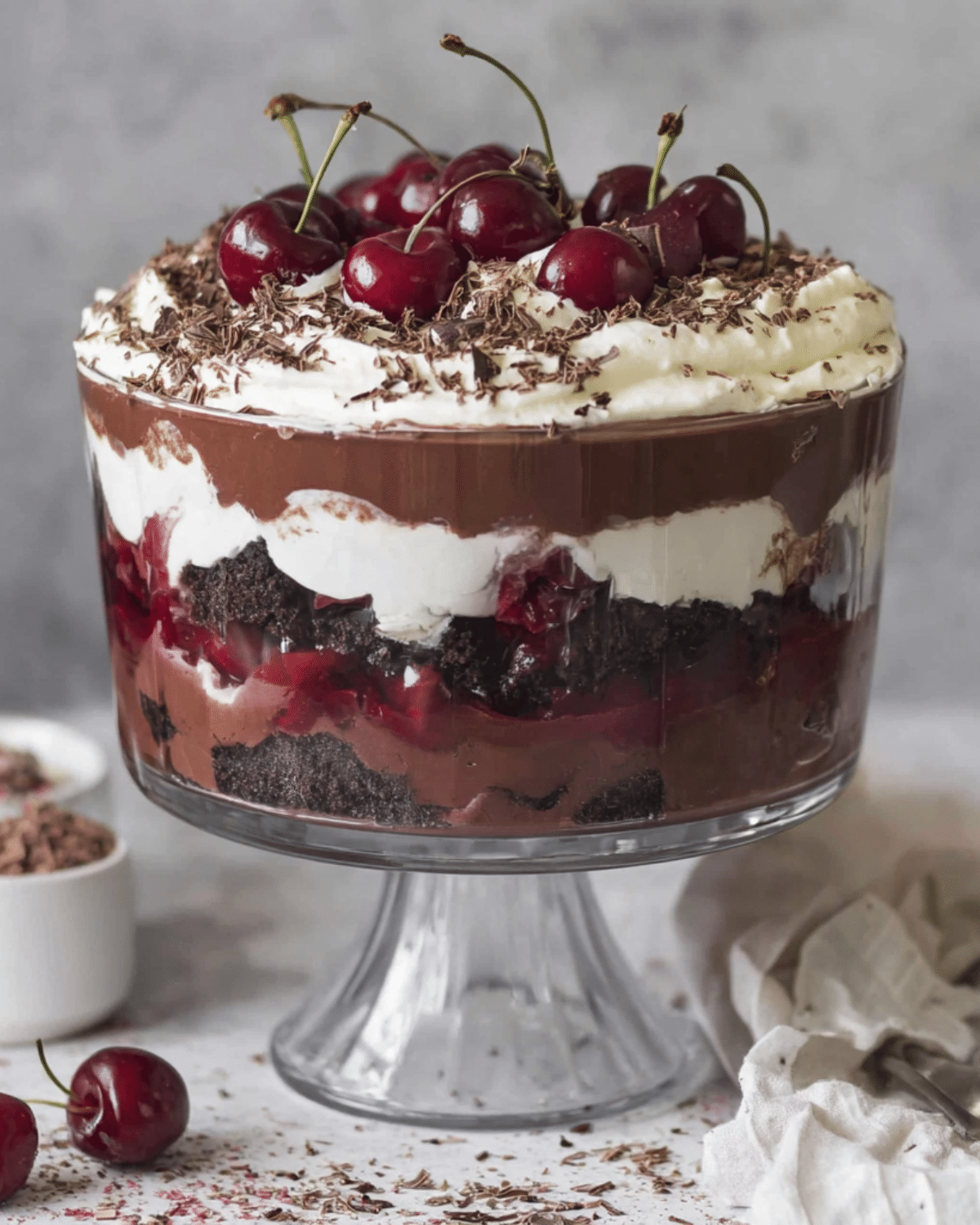 Black Forest Trifle – The Best 3-Layer Dessert Recipe Ever!