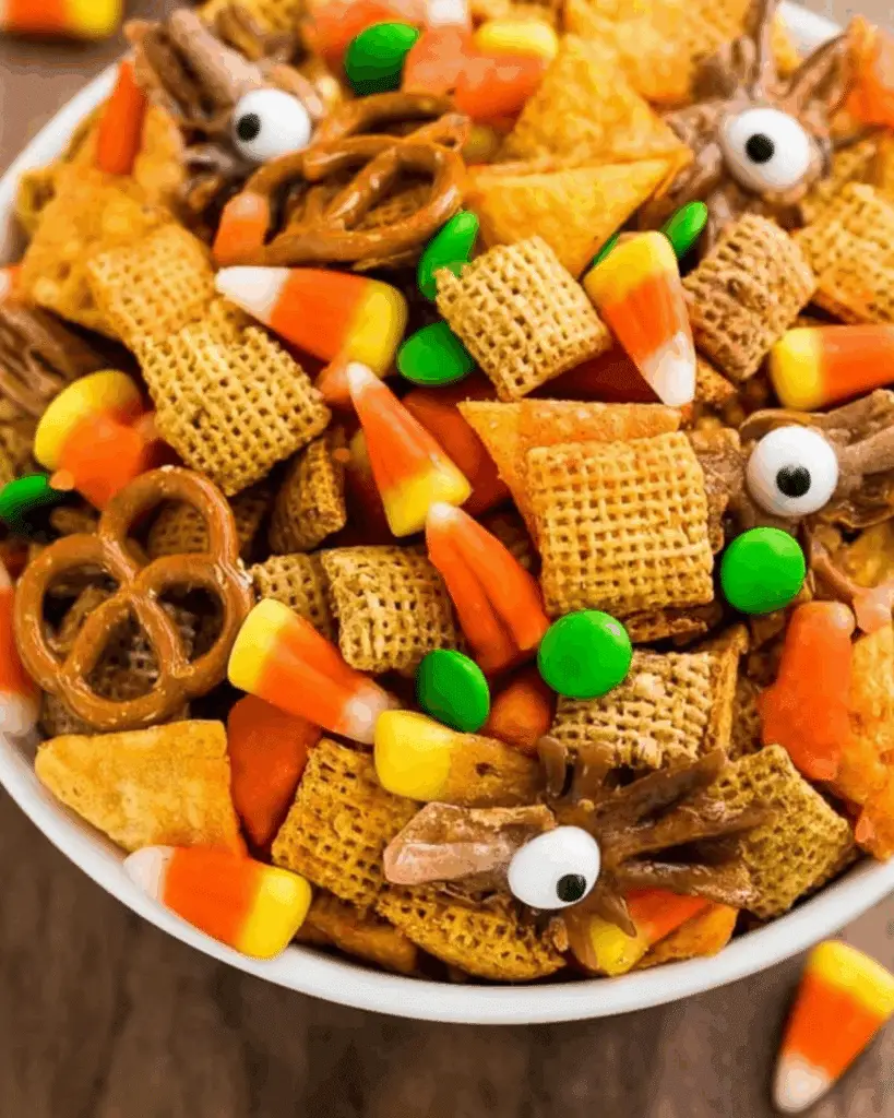 Easy Halloween Snack Mix – The Best Sweet & Salty Treat
