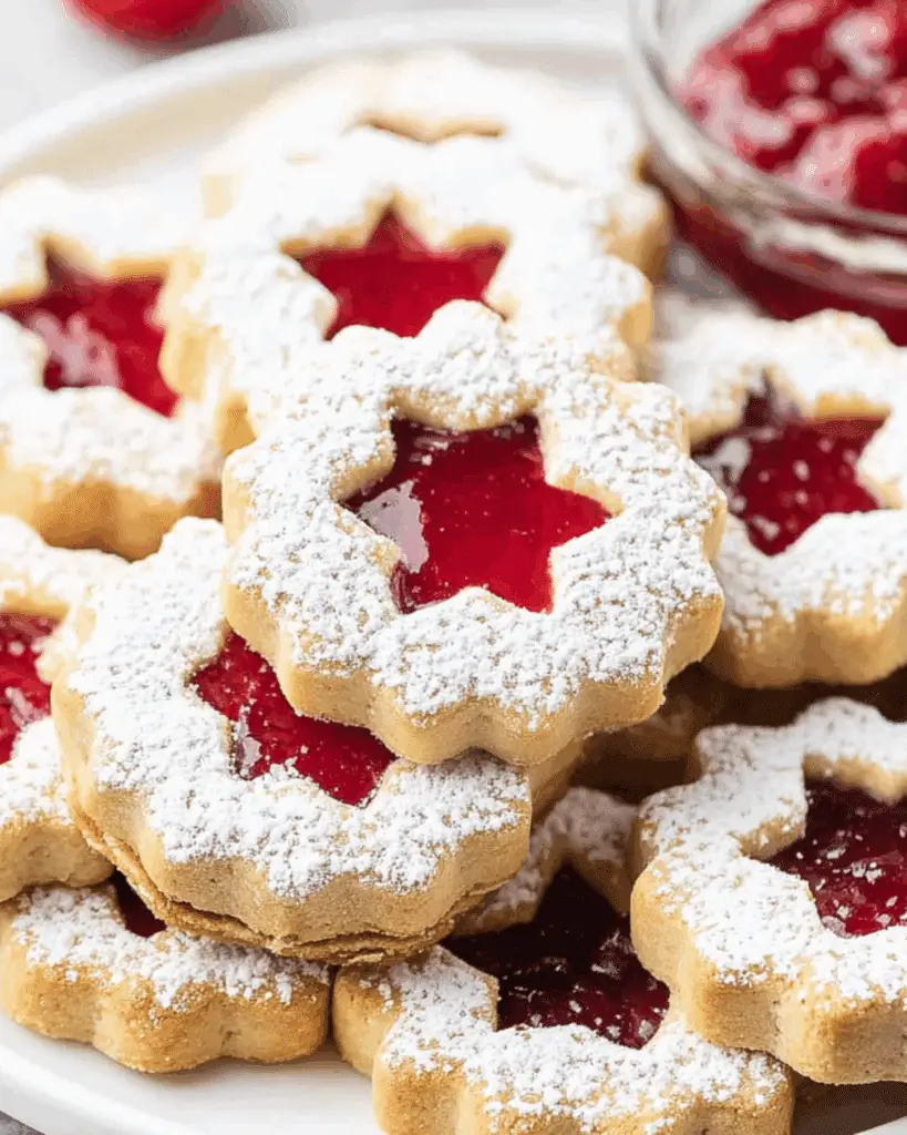 Raspberry Linzer Cookies – The Best Homemade Recipe (Easy)