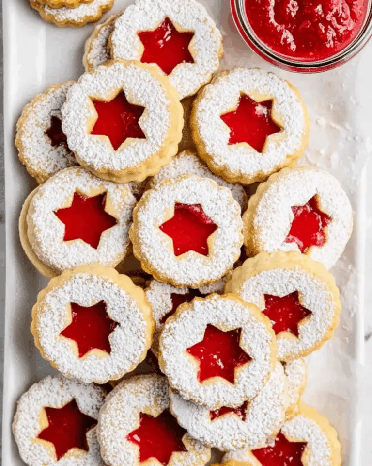 Raspberry Linzer Cookies – The Best Homemade Recipe (Easy)