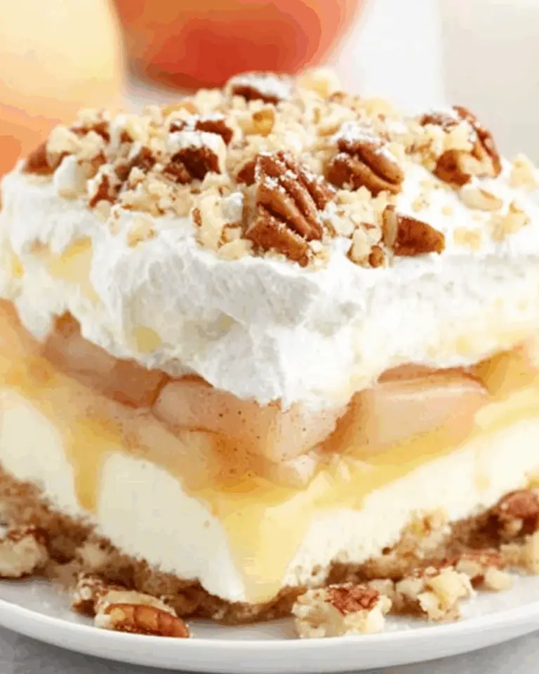 Apple Delight : The Best No-Bake Layered Dessert for Fall