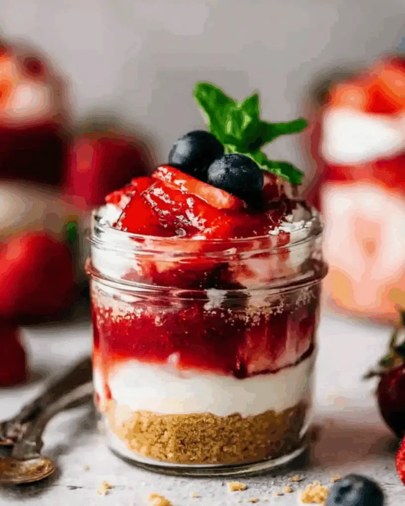 Cheesecake in a Jar – The Best 3-Step No-Bake Recipe