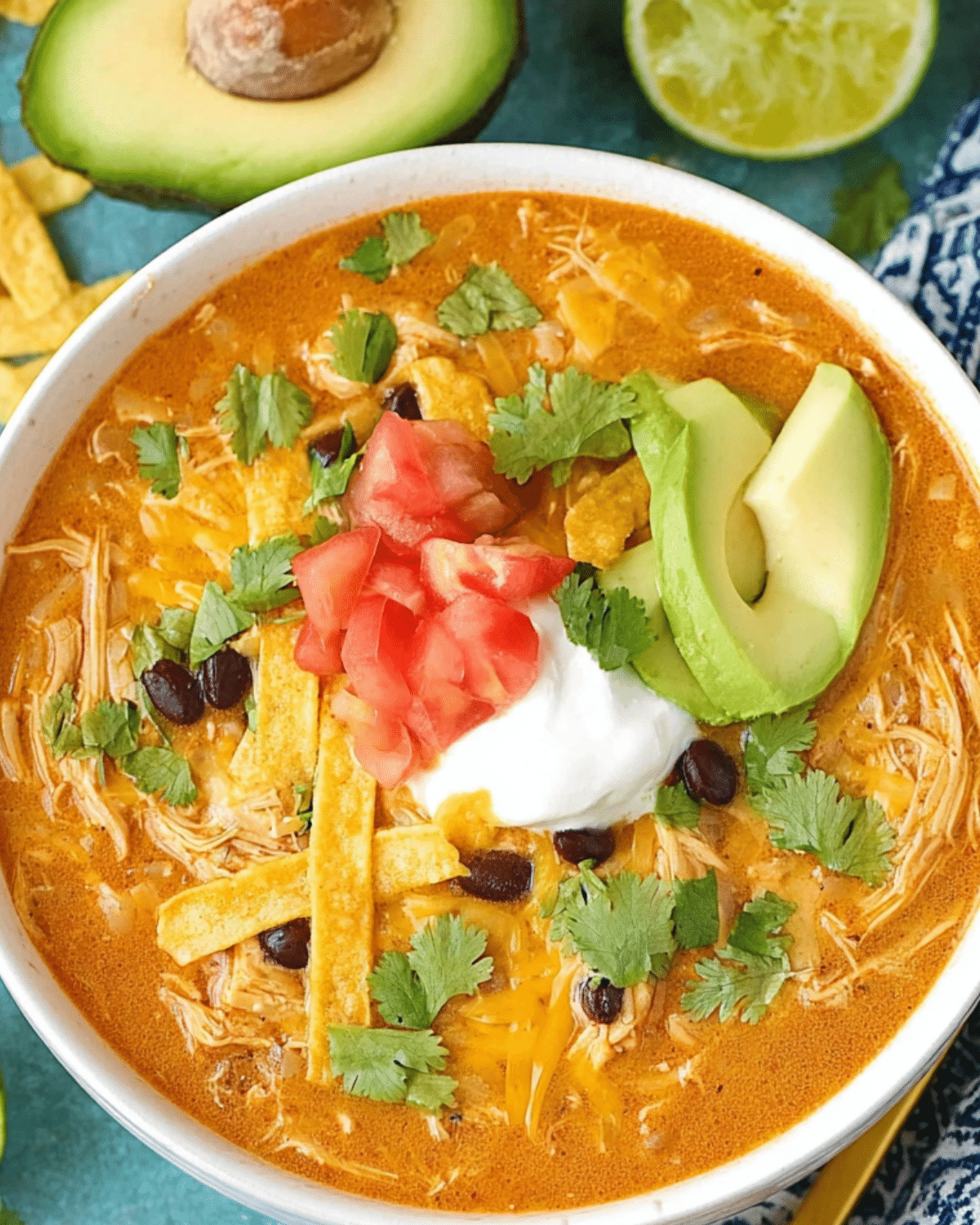 Chicken Enchilada Chili – The Best Crockpot Copycat Recipe