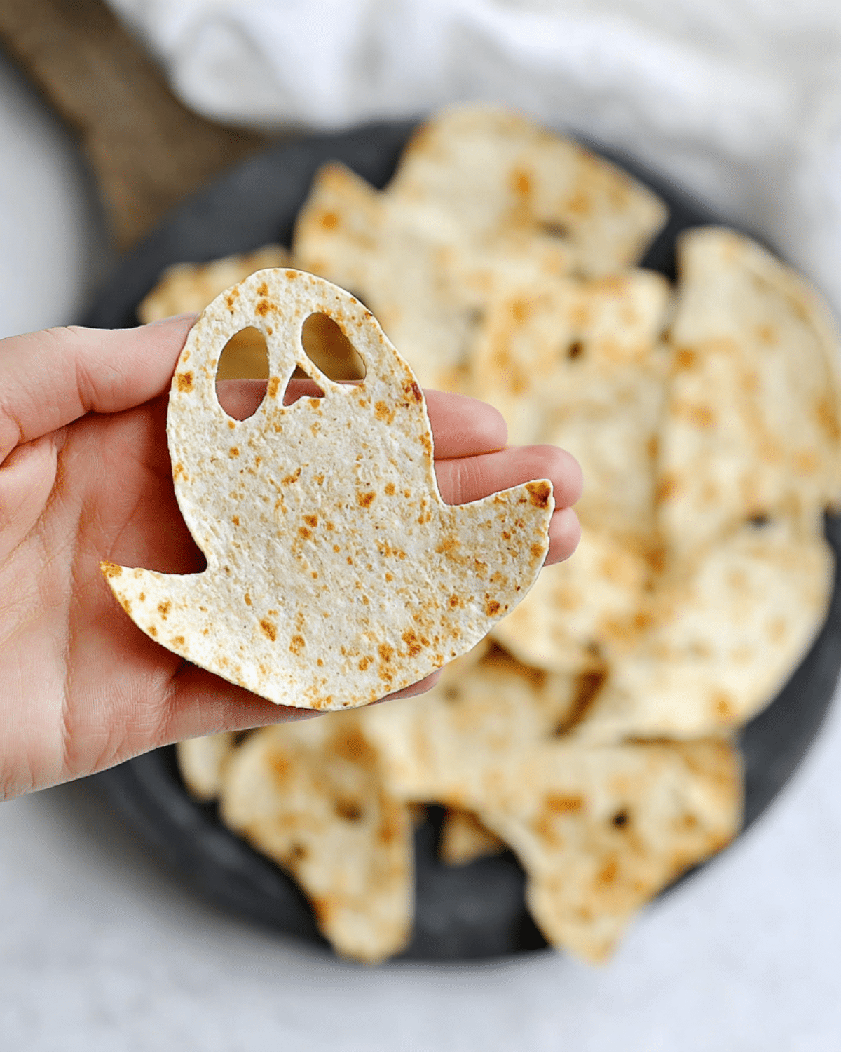 Baked Halloween Chips – The Best 3-Ingredient Festive Snack