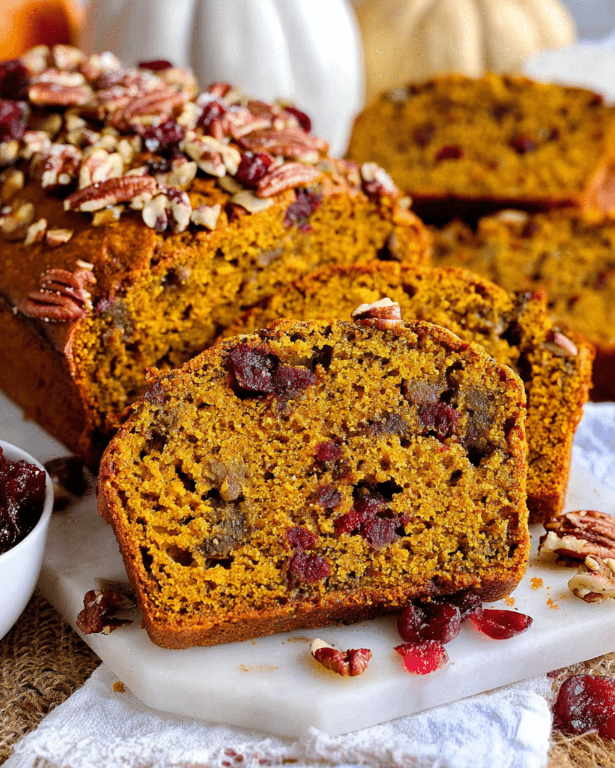 Cranberry Pecan Pumpkin Bread – The Best Moist Fall Loaf