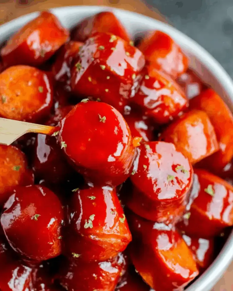 Crockpot Kielbasa Bites: Best 5-Ingredient Party Appetizer