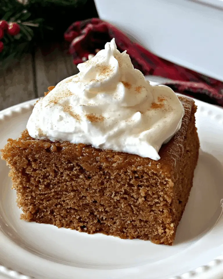 Gingerbread Crazy Cake – Best No-Egg Holiday Dessert Ever