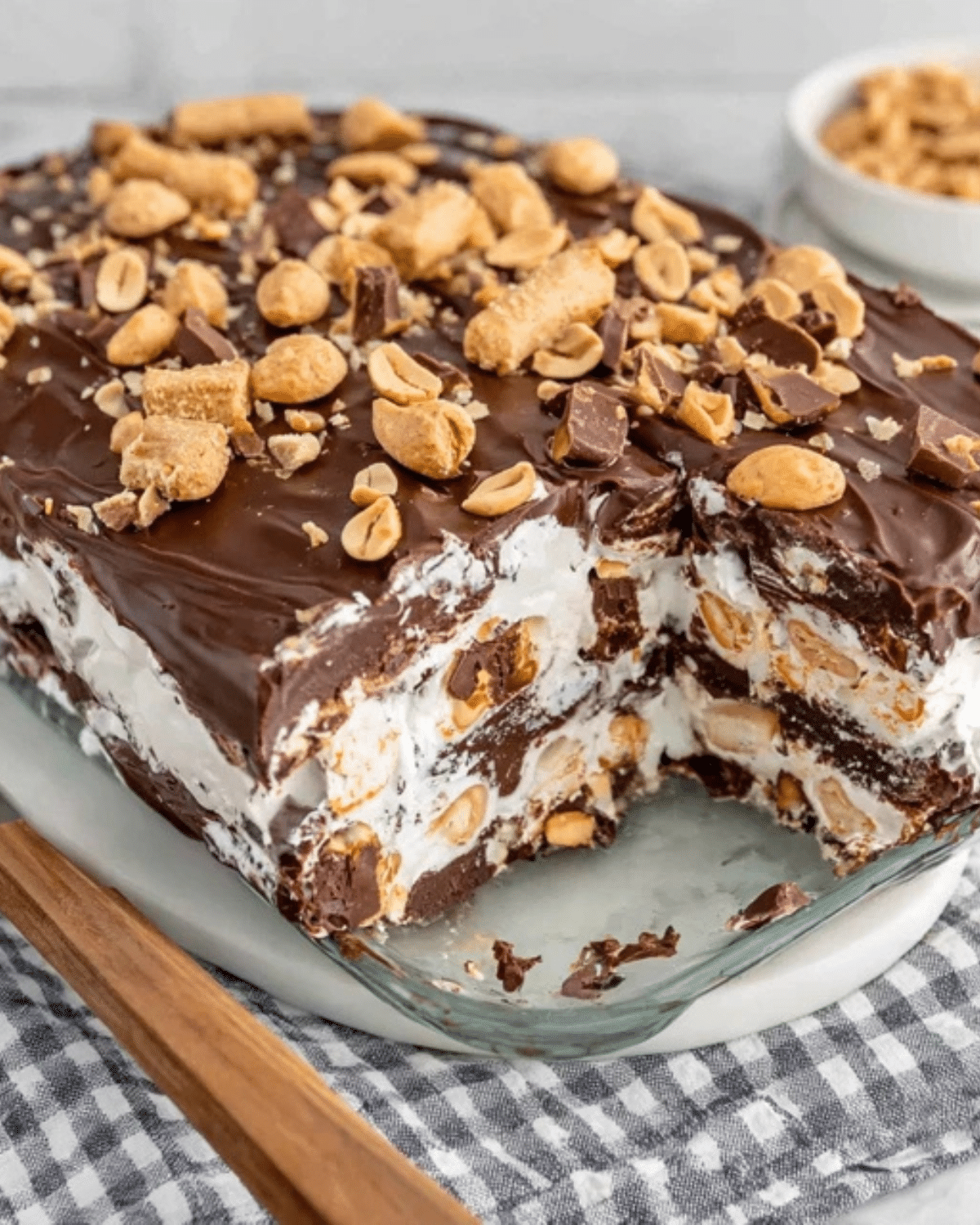 Buster Bar Ice Cream Cake – The Best No-Bake Treat